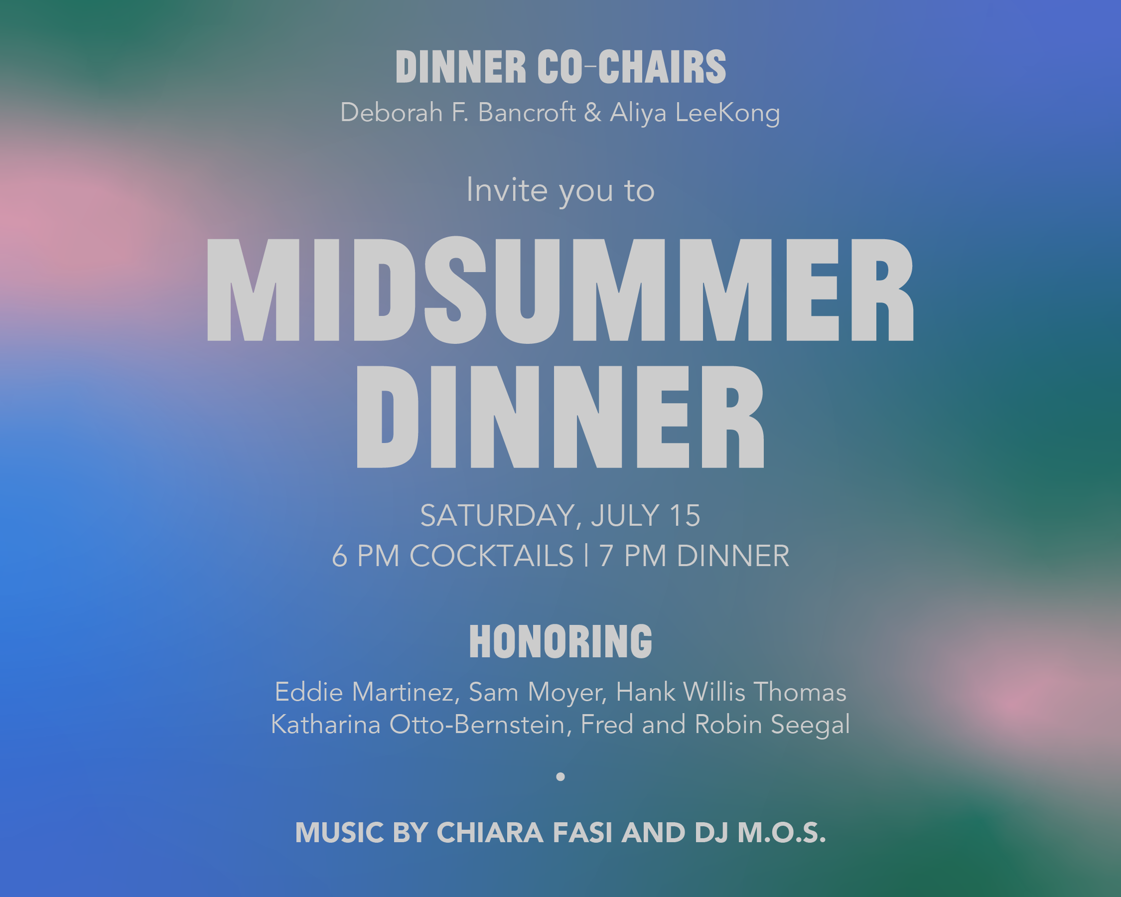 Midsummer Dinner 2023 - Parrish Art Museum : Parrish Art Museum
